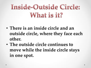 BellWork, Inside Outside Circle, Formative Assessment | PPT