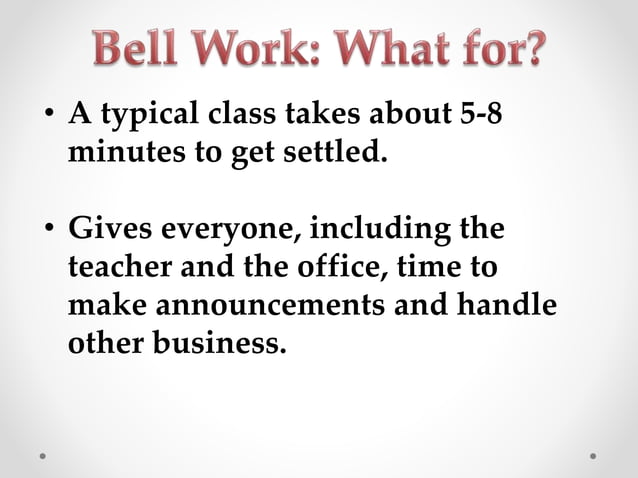 BellWork, Inside Outside Circle, Formative Assessment | PPT