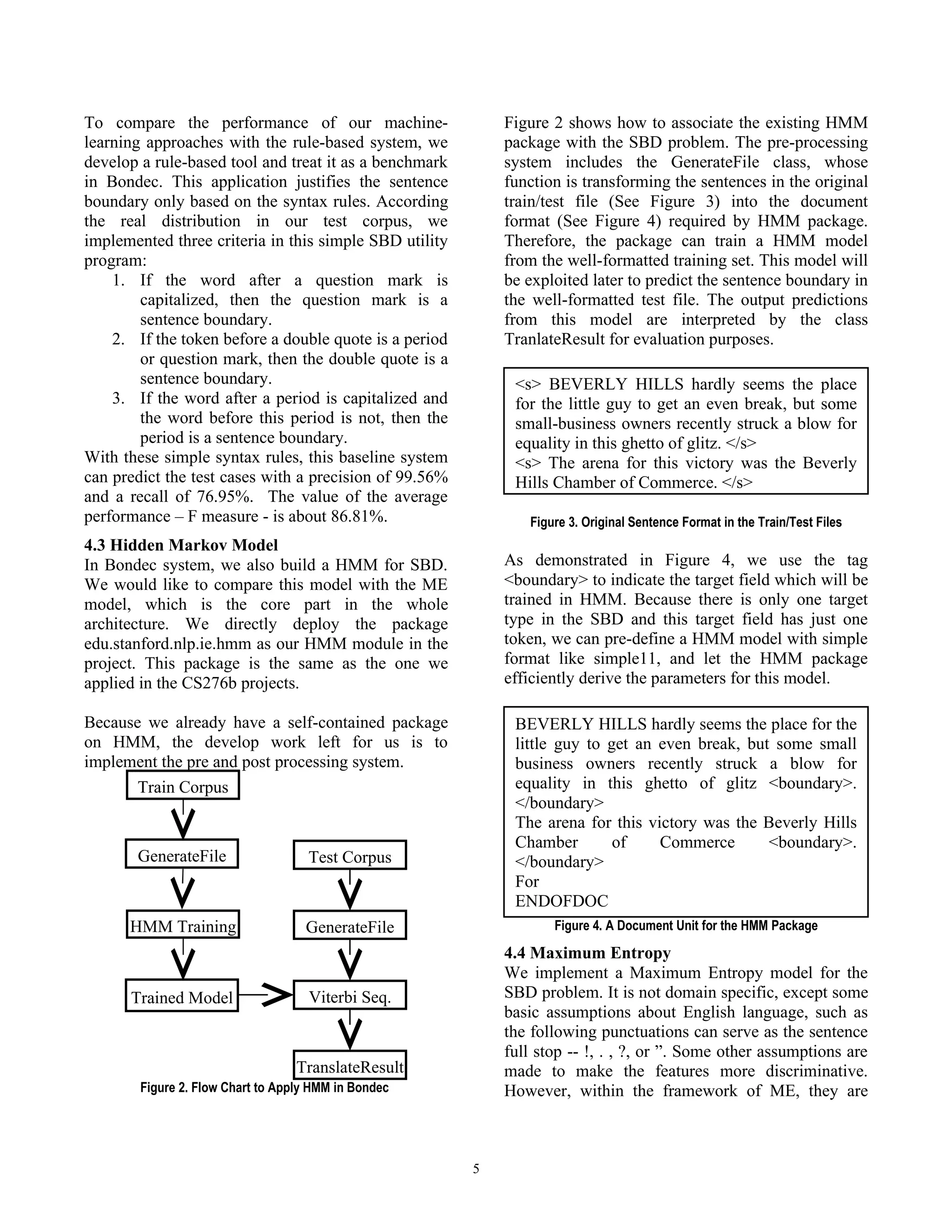 Bondec - A Sentence Boundary Detector | DOC