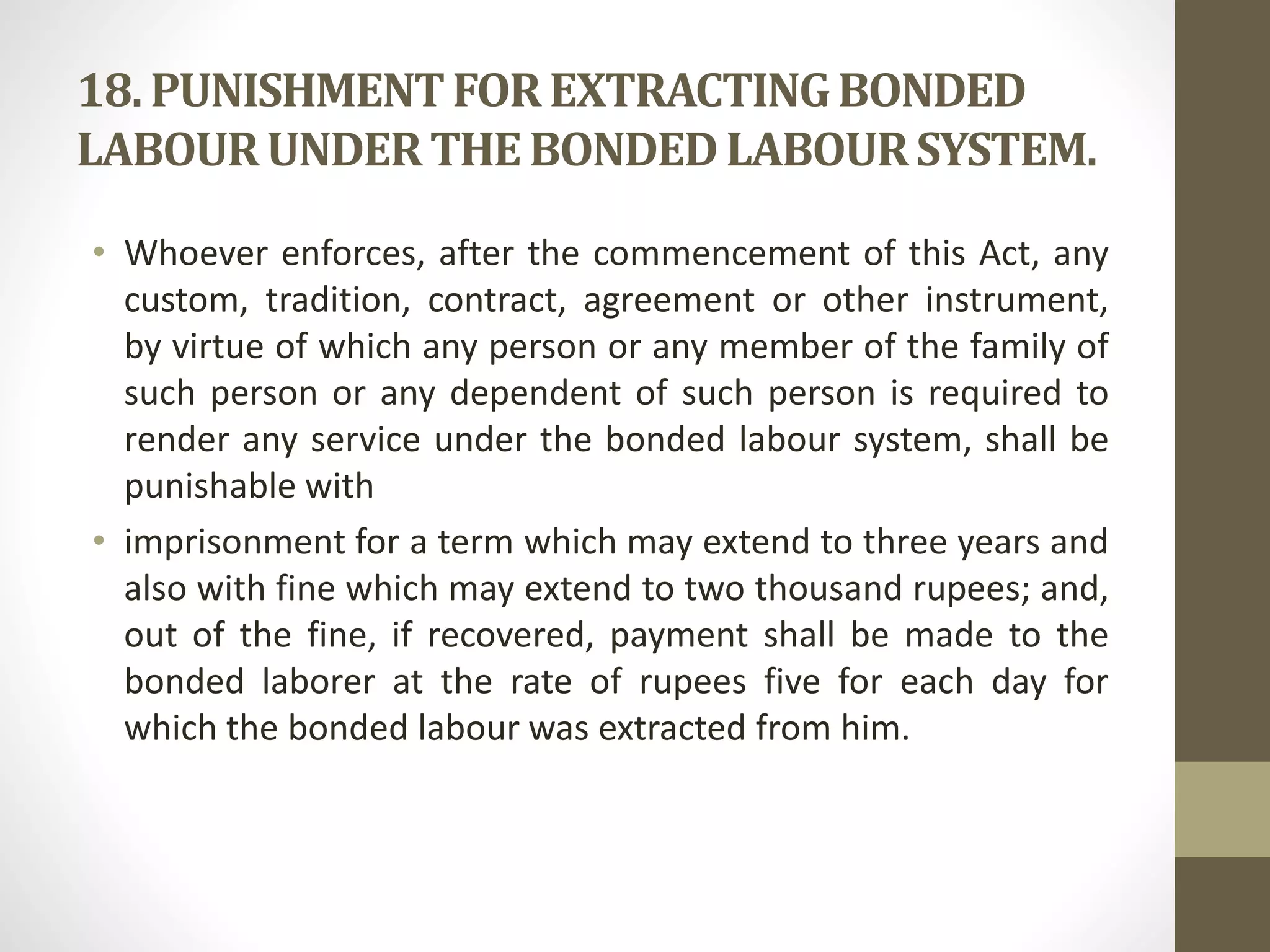 Bonded labour system | PPTX