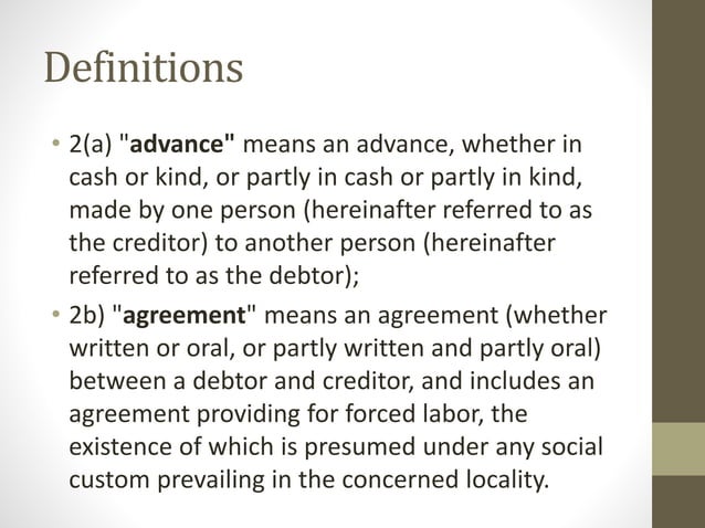 Bonded labour system | PPTX