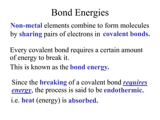 BondEnergies Grade 9 calculations gh.ppt