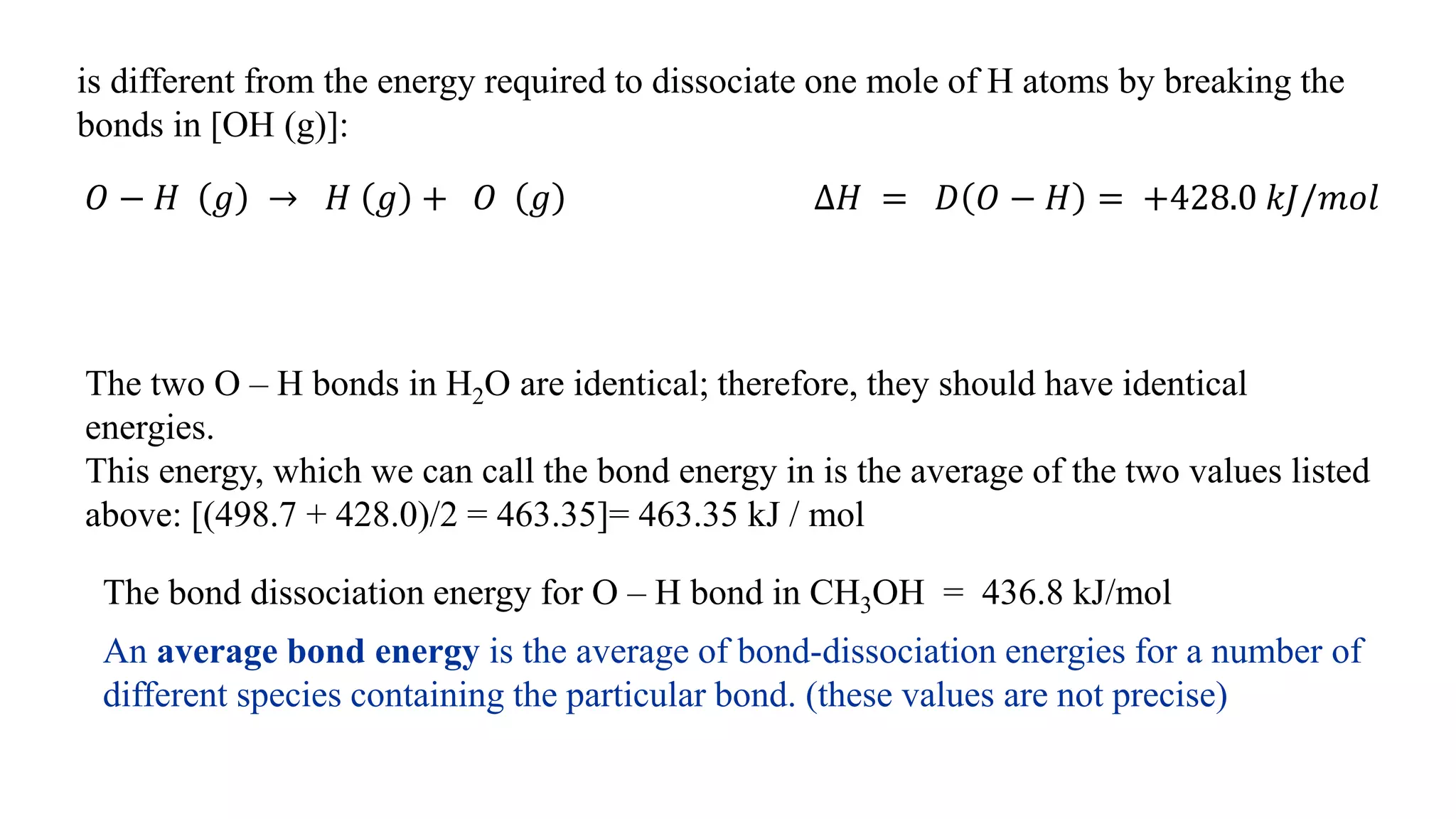Bond energies, 10 (4) | PPTX