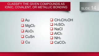 Bond Formation (Ionic, Covalent, and Metallic Bonding) | PPTX ...