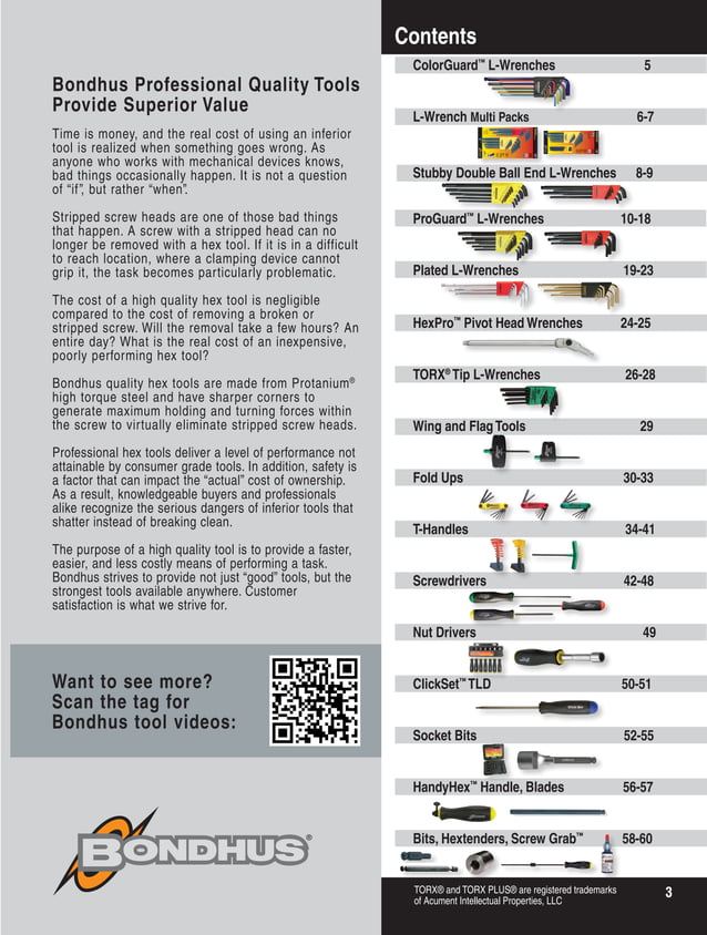 Bondhus catalog | PDF