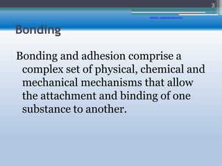 bonding.pptx | Oral care | Personal Care