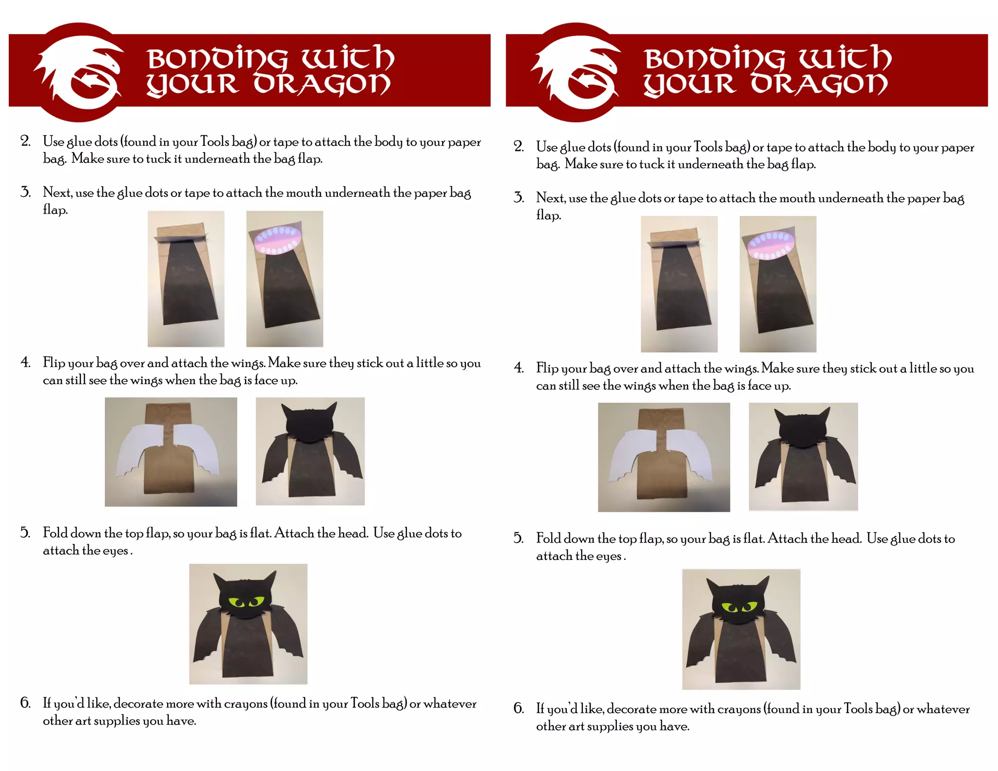 How to Train Your Dragon - Toothless Puppet Instructions | PPT