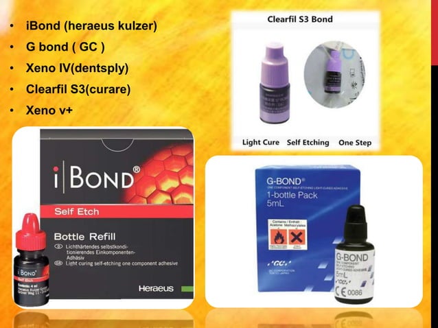 Dentin Bonding agents generations | PPTX | Dental Health | Diseases and ...