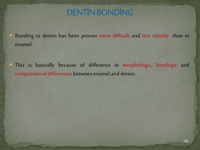 Bonding agents used in dentistry | PPTX