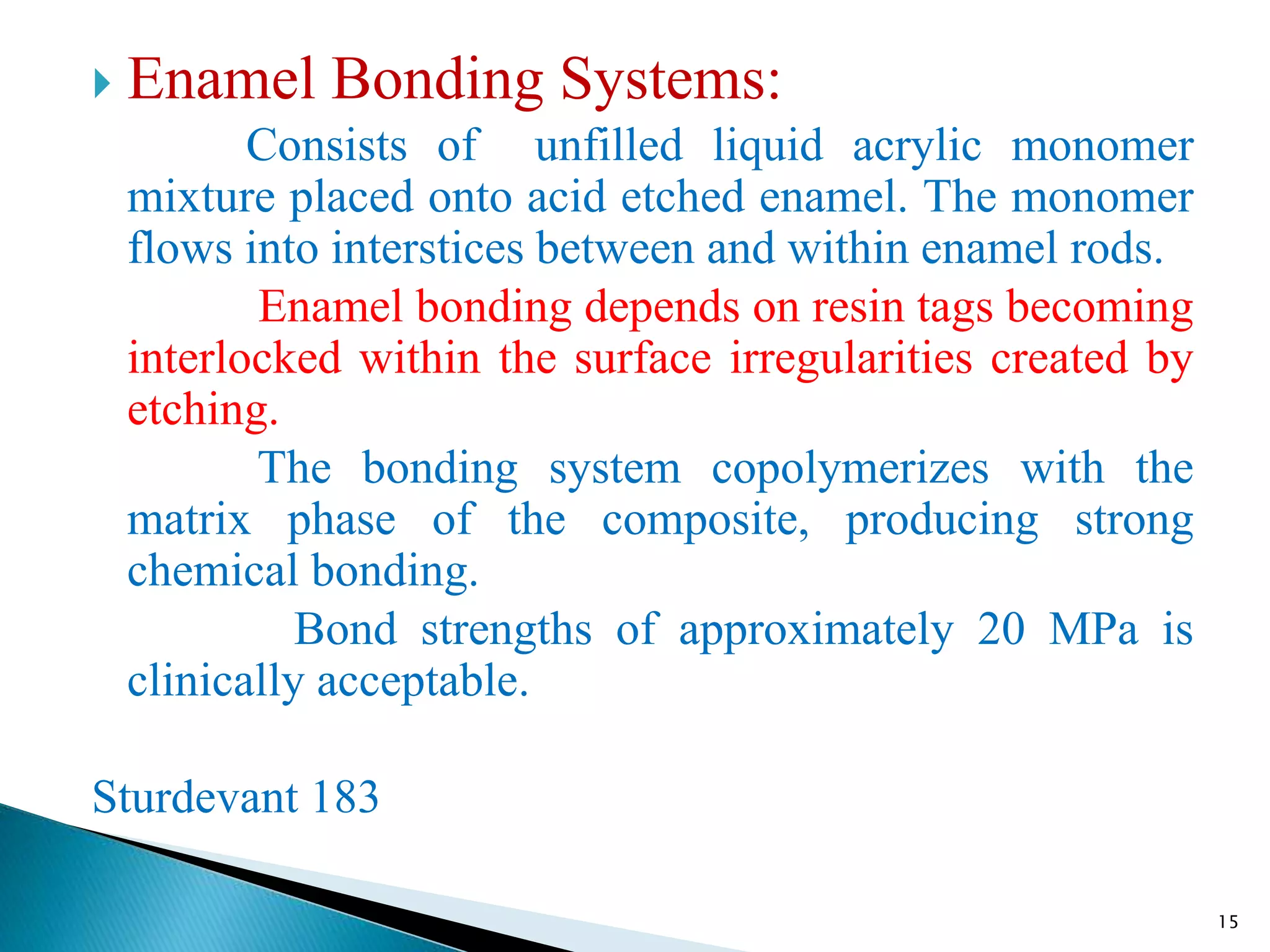 BONDING AGENTS AND BONDING MATERIALS AND RECENT CONCEPT | PPTX