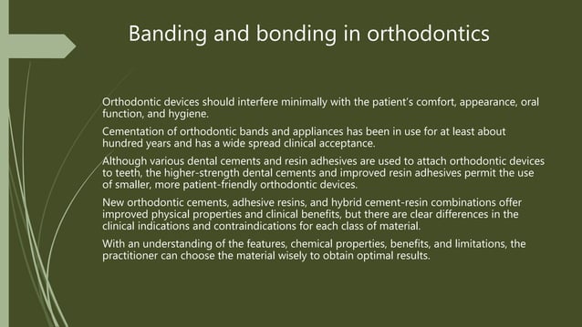 Bonding and banding | PPT