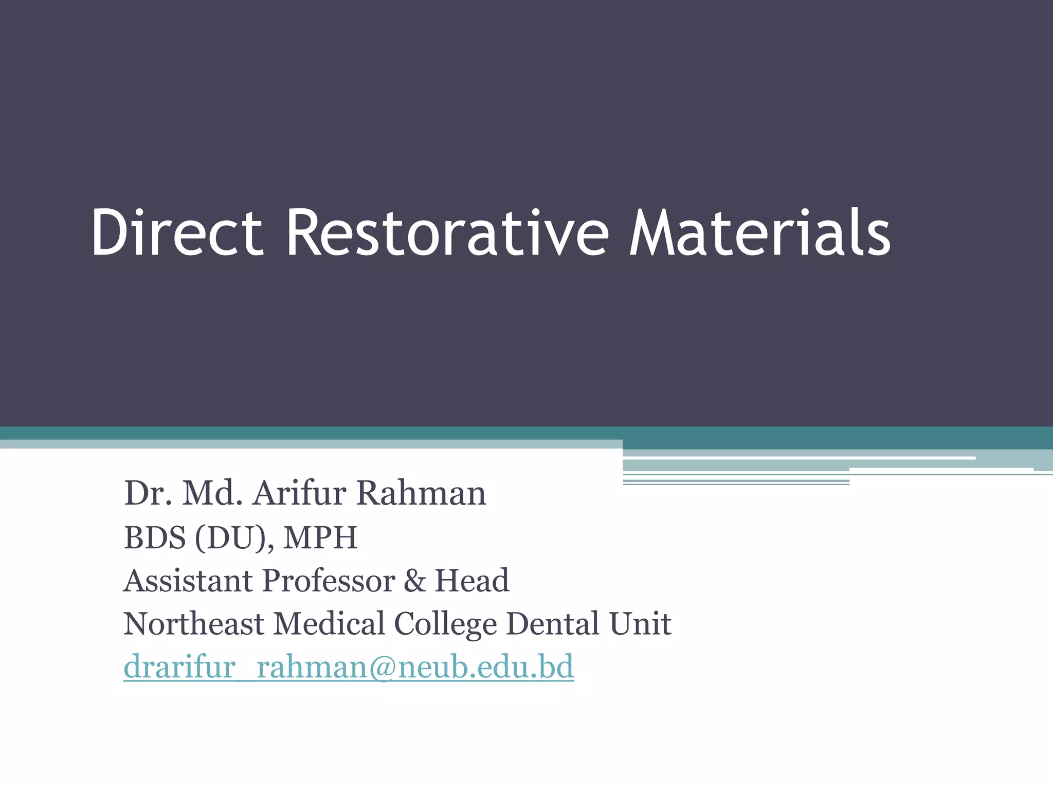 Bonding and bonding agents | PPSX