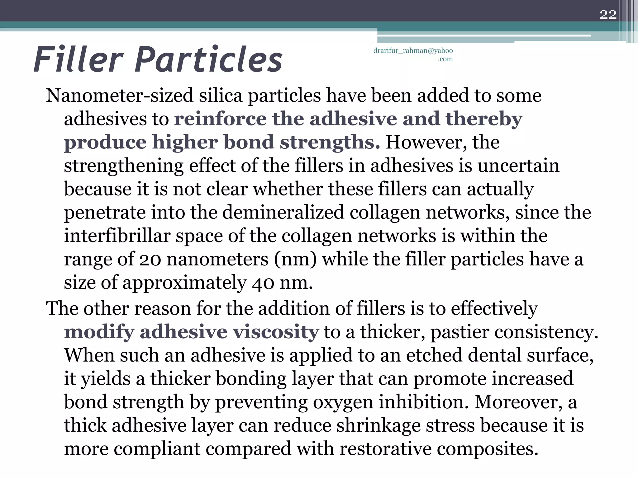 Bonding and bonding agents | PPSX