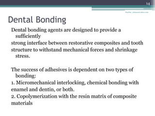 Bonding and bonding agents | PPSX