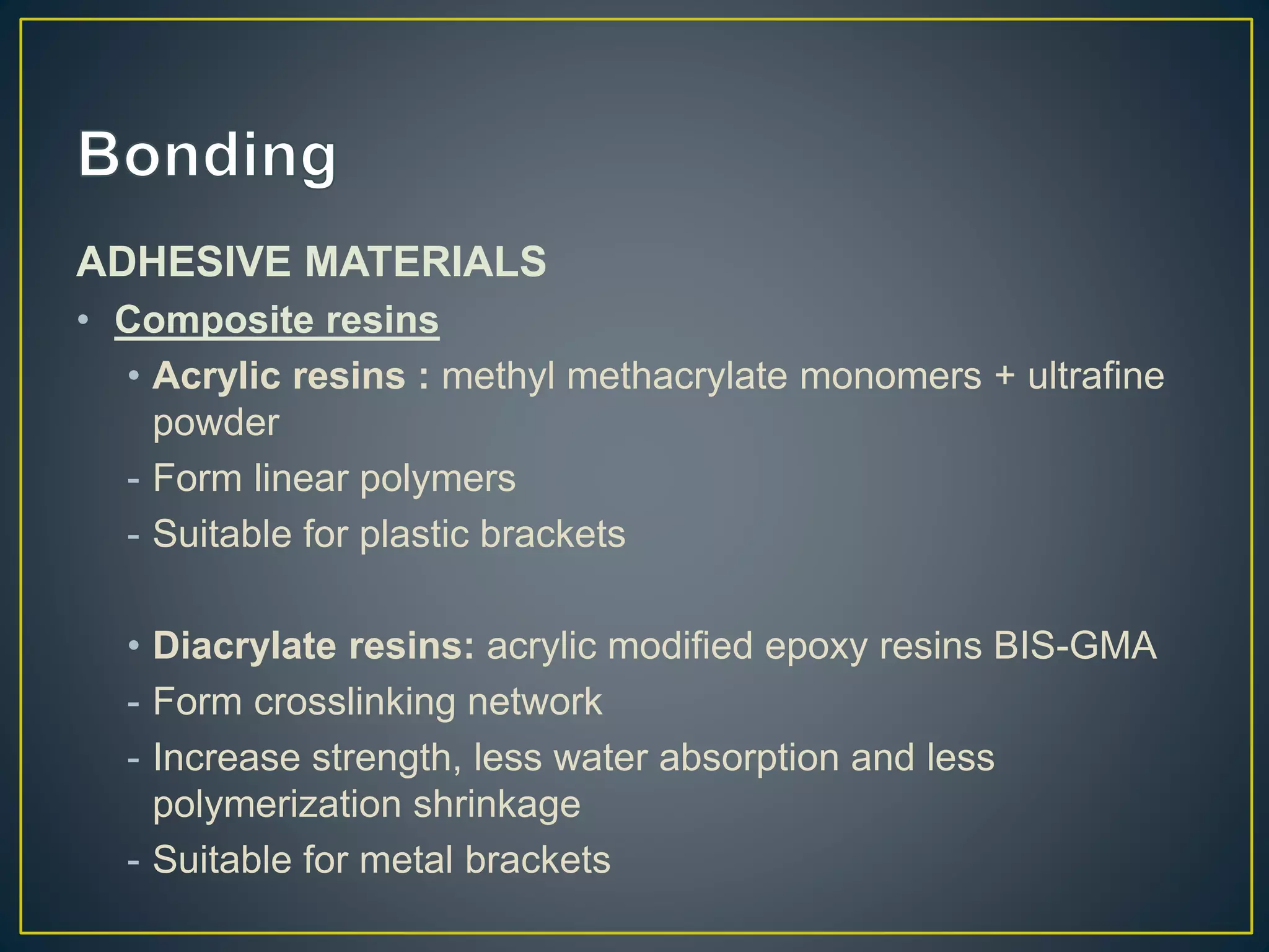 Bonding and debonding in orthodontics | PPTX