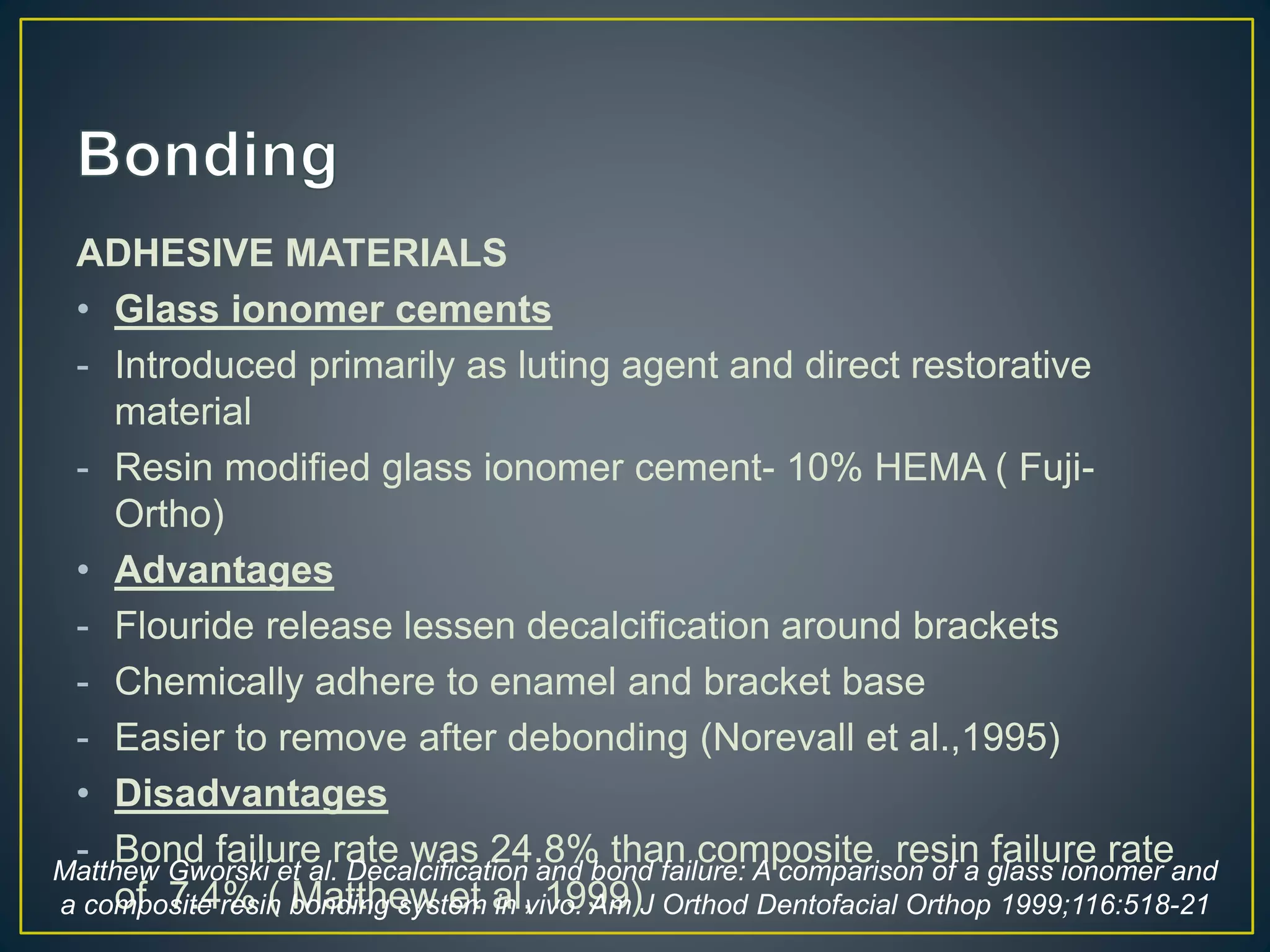 Bonding and debonding in orthodontics | PPTX