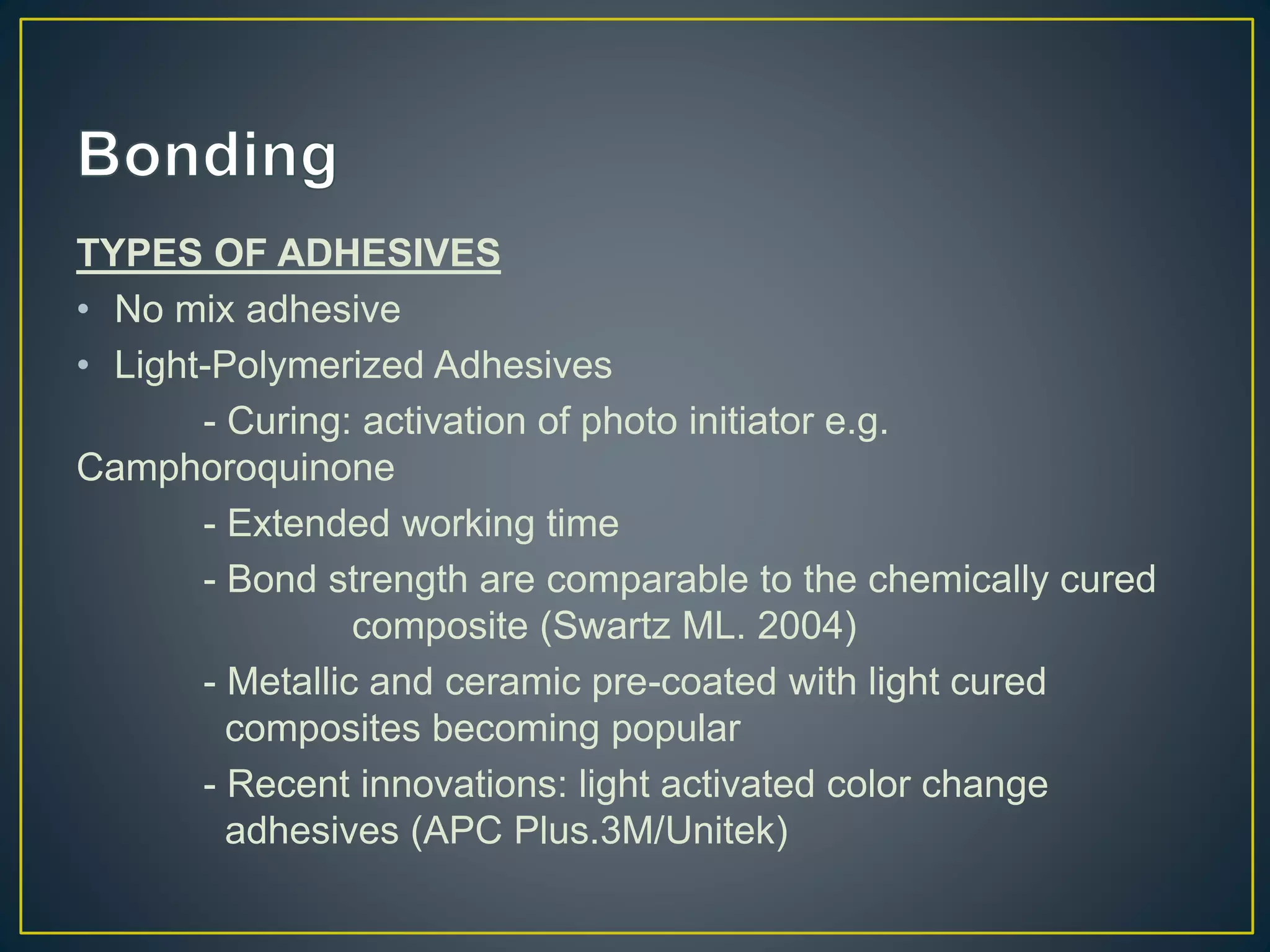 Bonding and debonding in orthodontics | PPTX