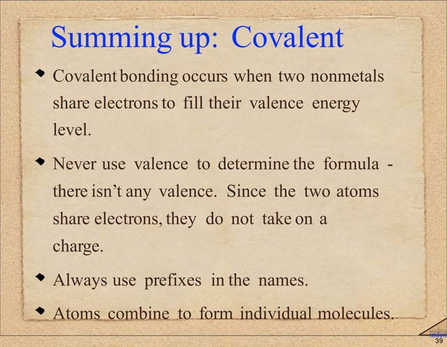 Naming Ionic and Covalent Compounds | PPTX | Chemistry | Science