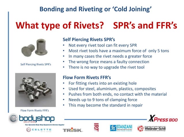 Bonding and riveting Dec 2014 | PPTX