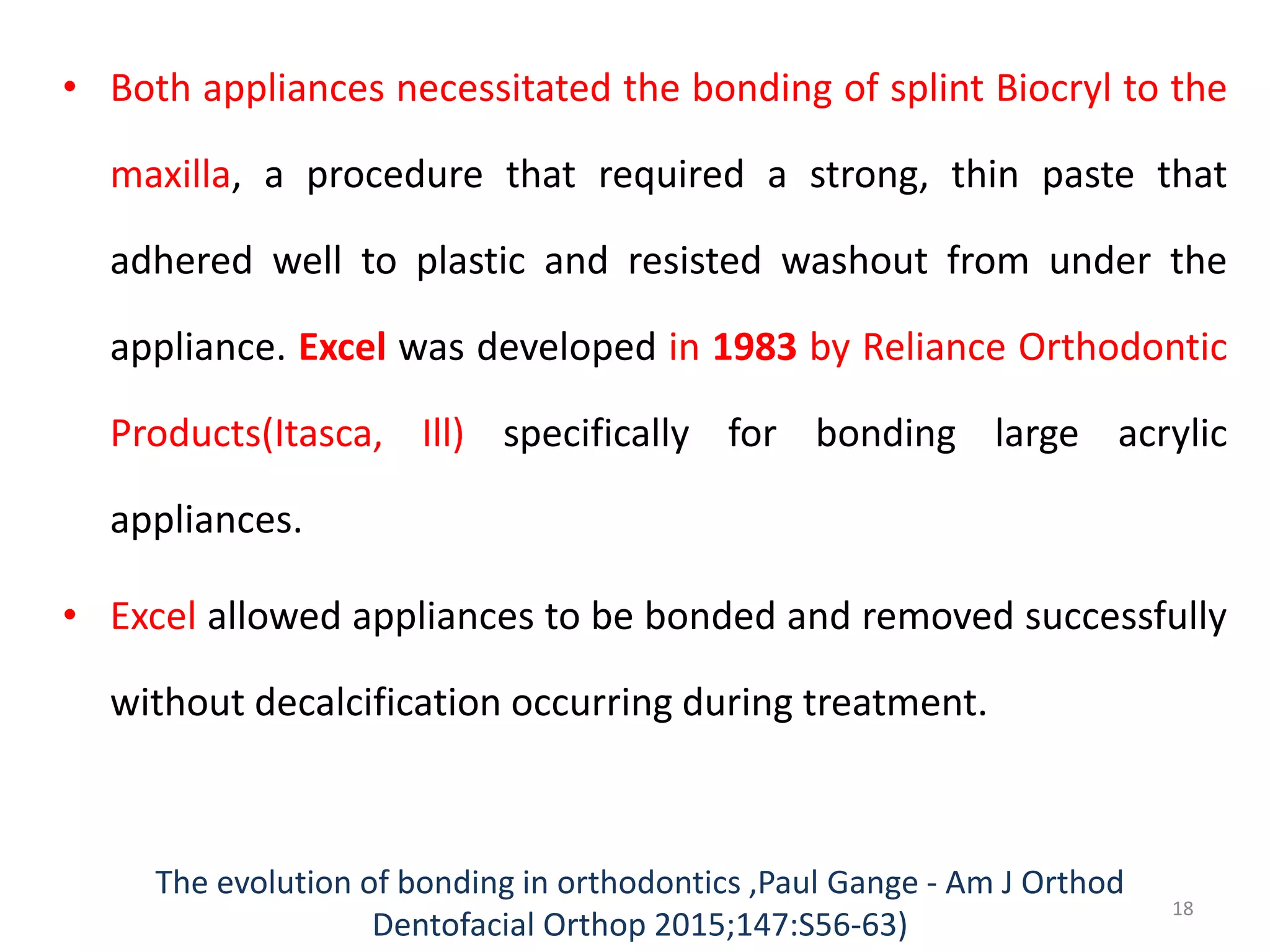 Bonding in Orthodontics | PPTX