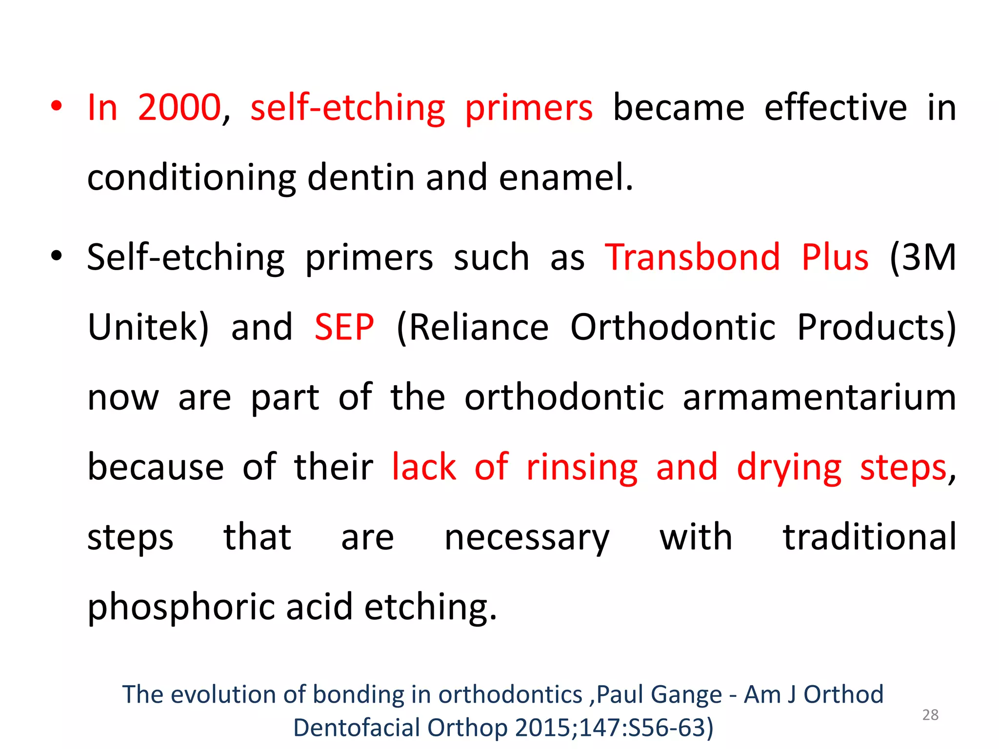 Bonding in Orthodontics | PPTX