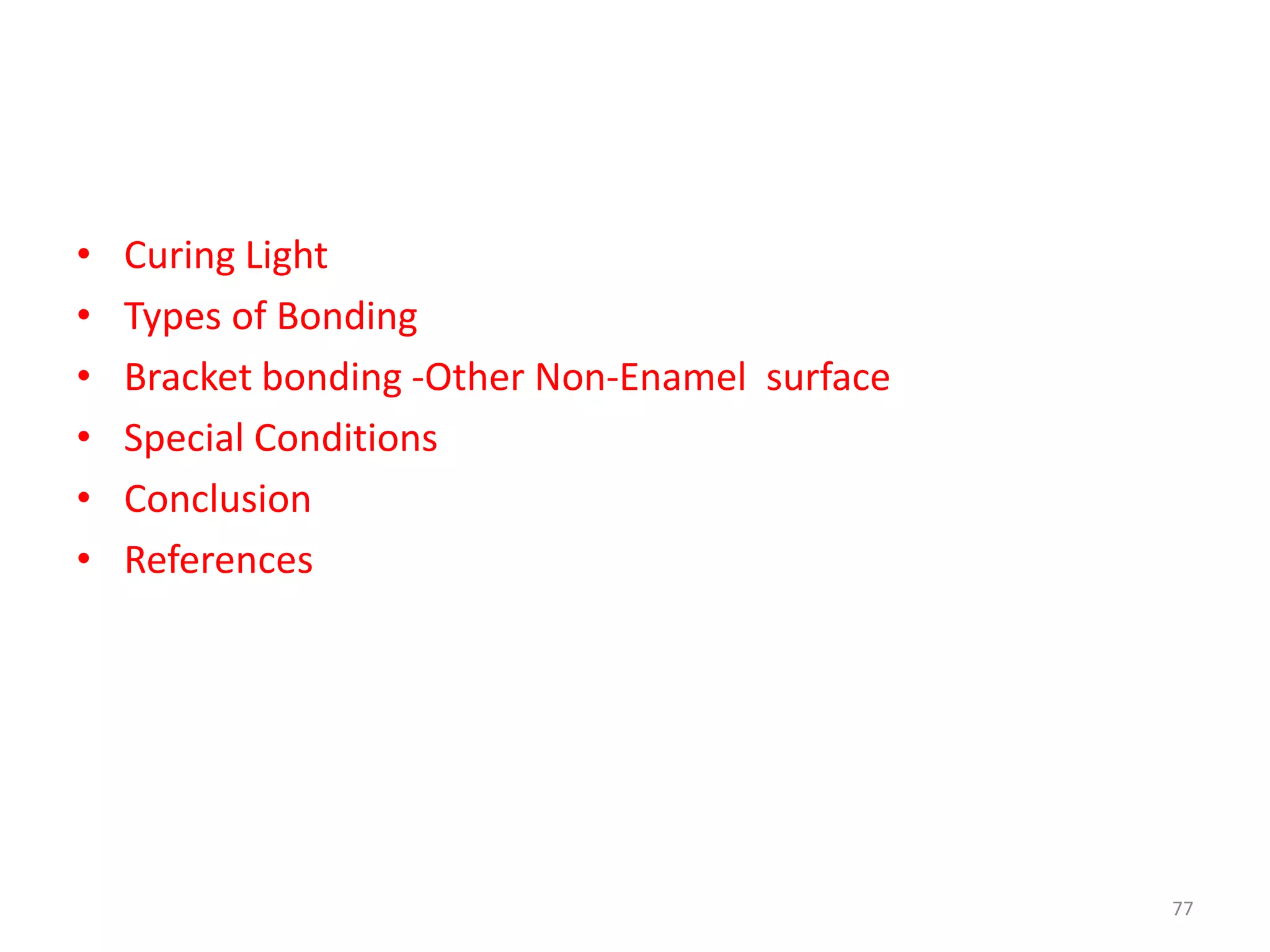 Bonding in Orthodontics | PPTX
