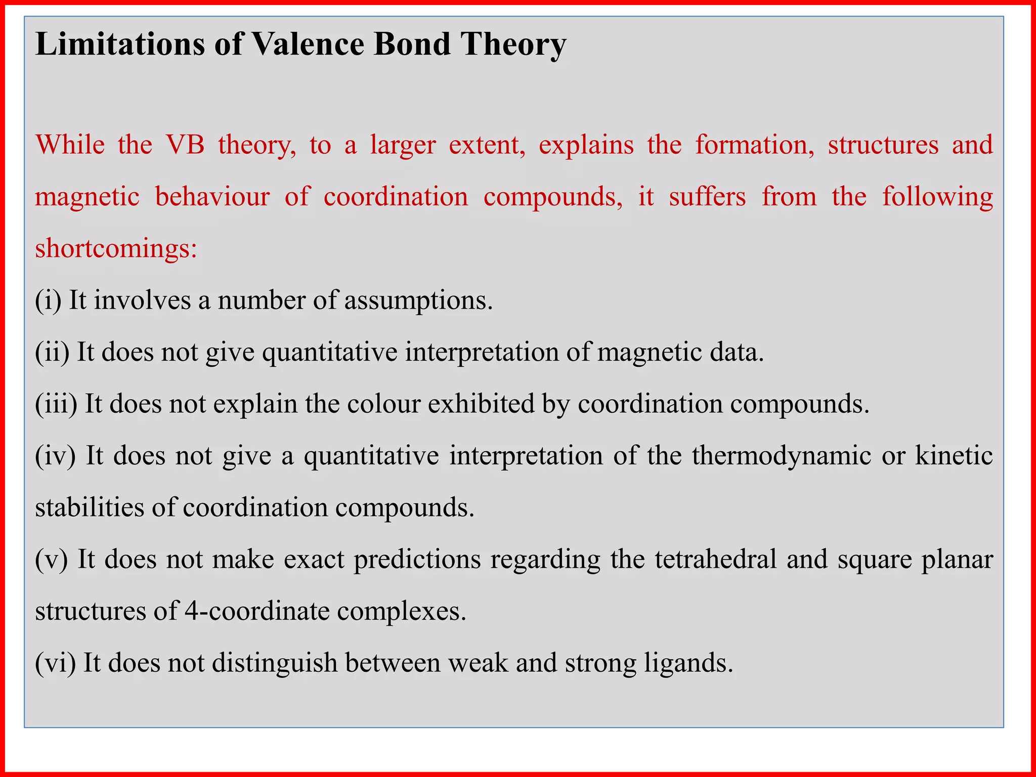 Bonding in coordination compound(werners theory) | PPTX