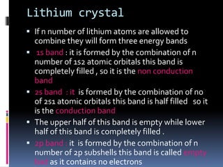 Bonding in metals | PPTX