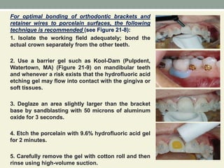 Bonding in orthodontics | PPTX