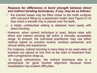 Bonding in orthodontics | PPTX