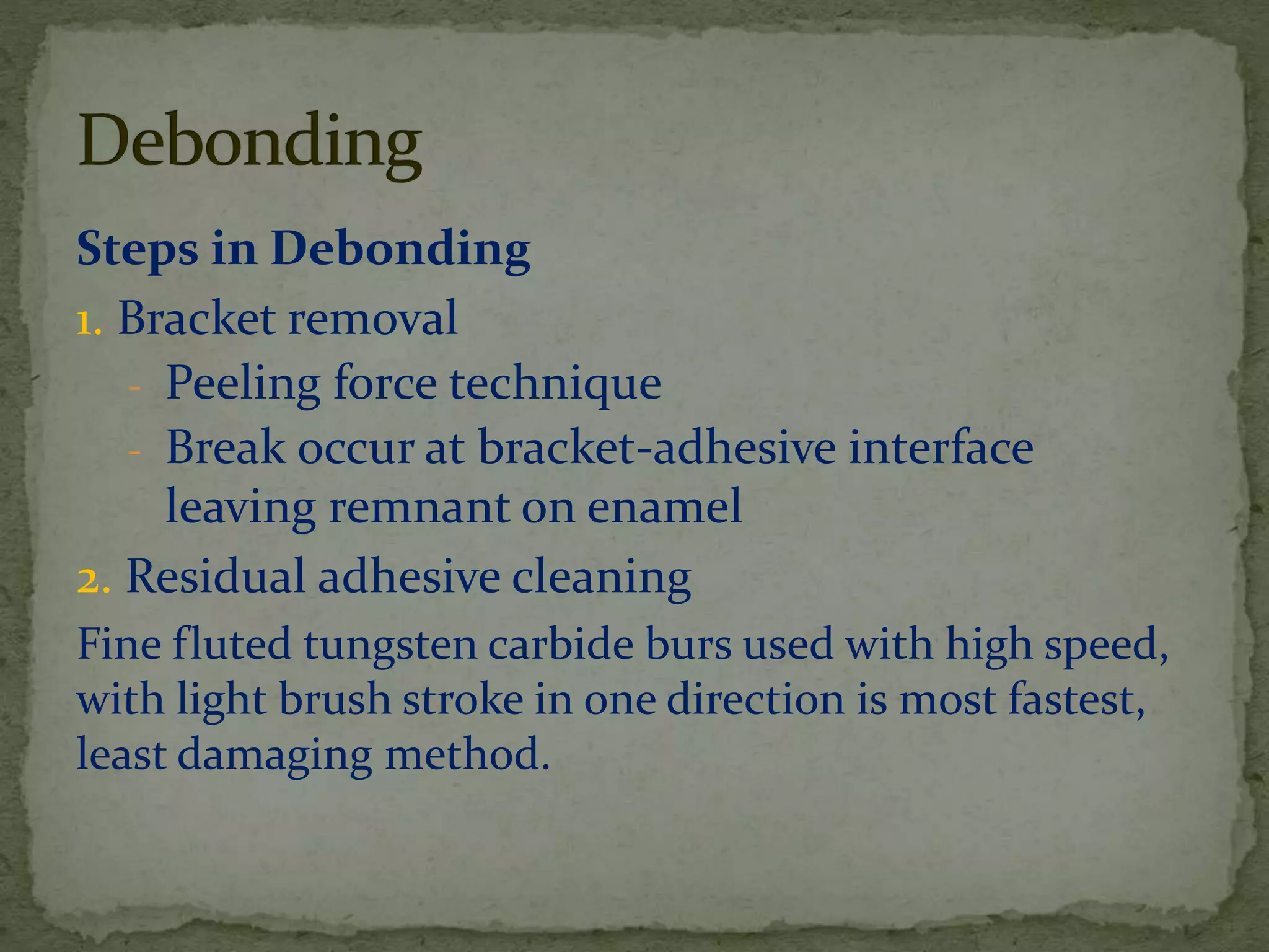 Bonding in orthodontics | PPTX