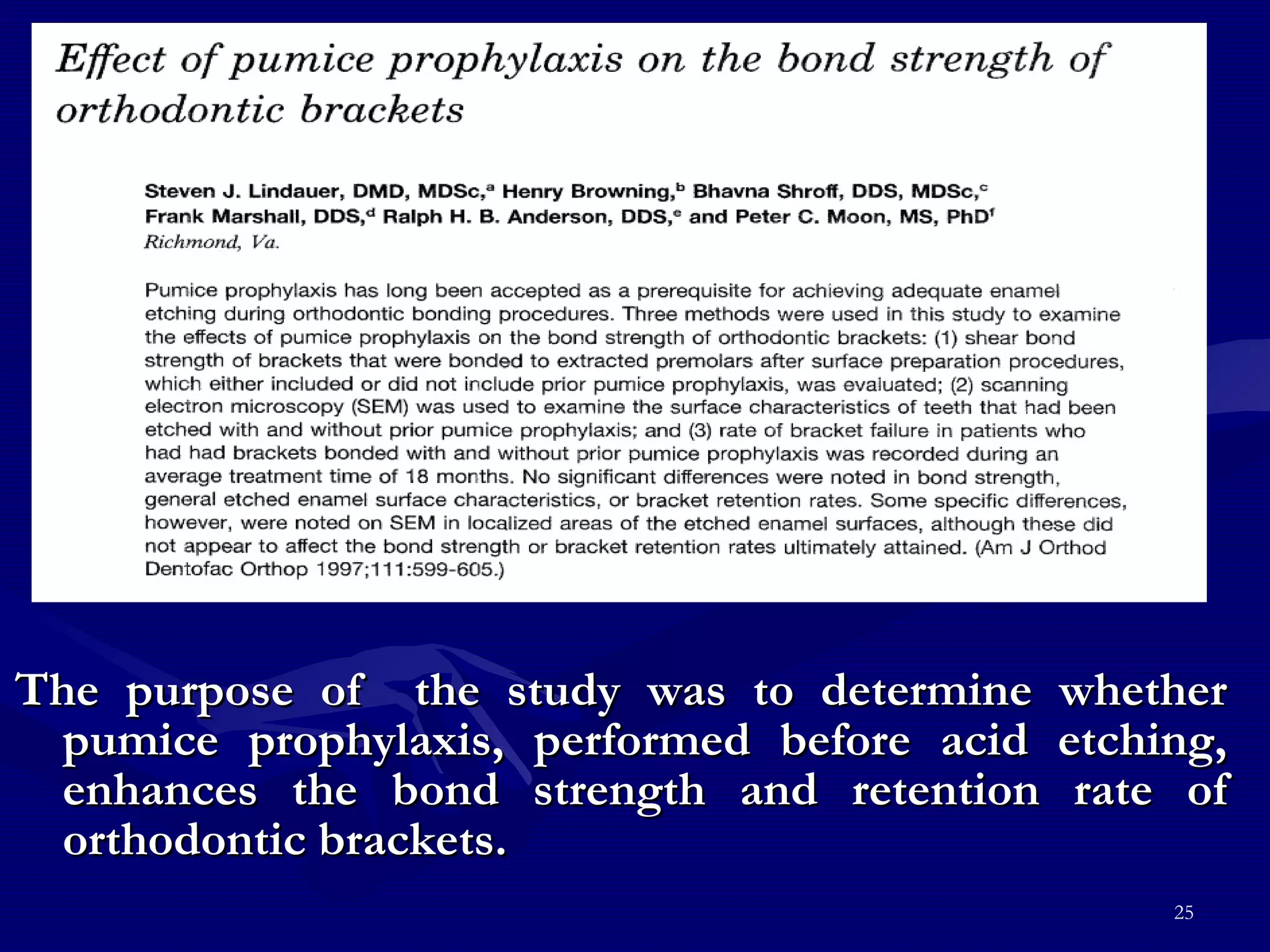 Bonding in orthodontics | PPT