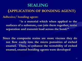 Bonding in orthodontics | PPT