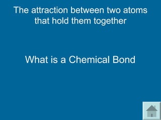 Bonding jeopardy | PPT
