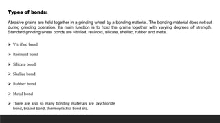 Bonding materials of grinding wheel | PDF