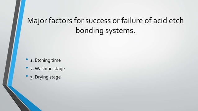 Presentation on Bonding Of Resin Based Materials | PPT
