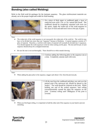 Bonding proceduresbooklet | PDF | Needlework | Arts and Crafts