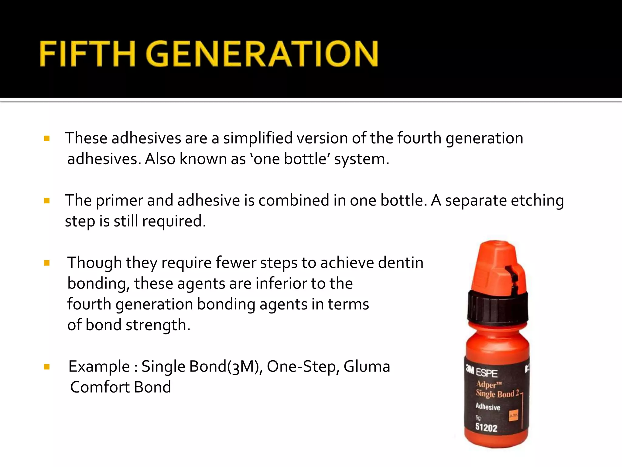 Bonding to enamel and dentin | PPTX