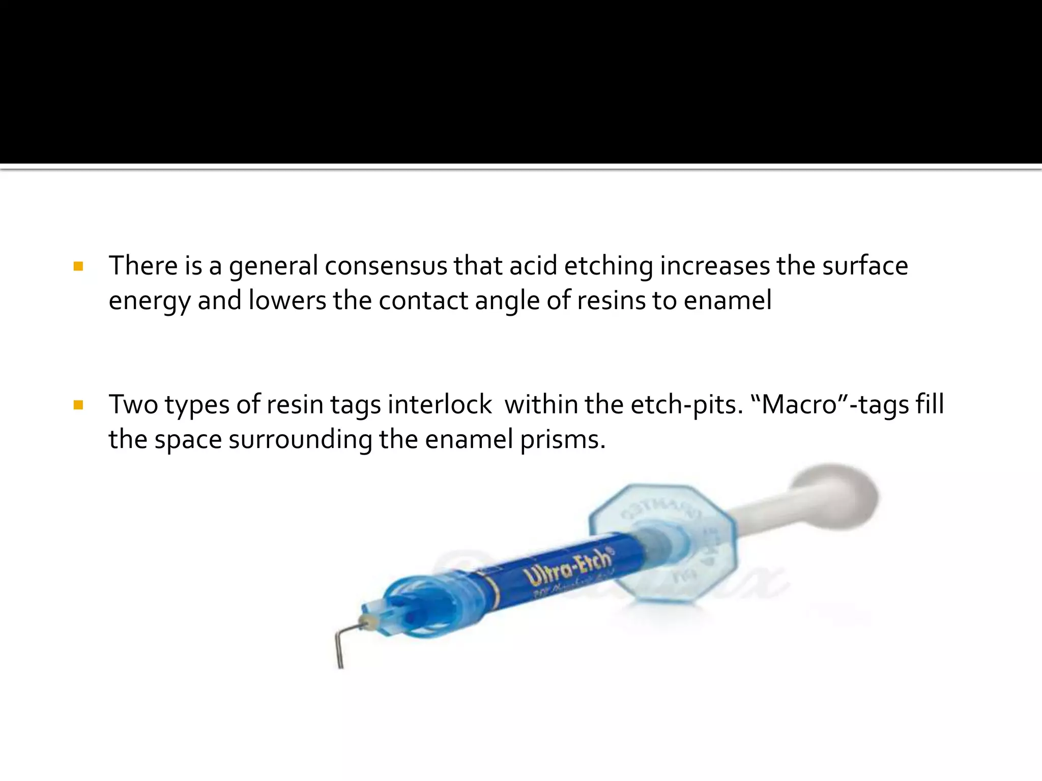 Bonding to enamel and dentin | PPTX