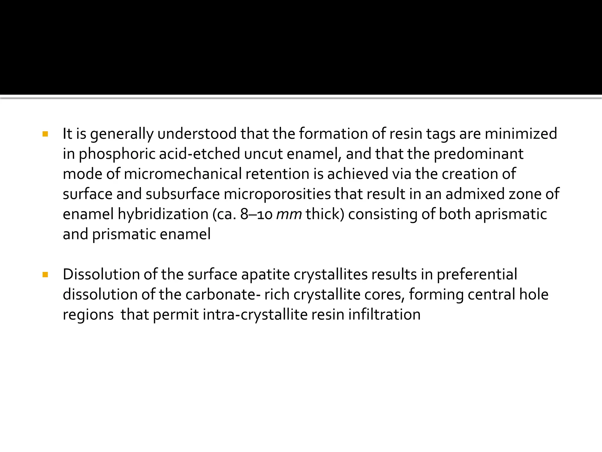 Bonding to enamel and dentin | PPTX