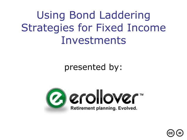 Bond Laddering | PPT | Stocks and Bonds | Personal Investing