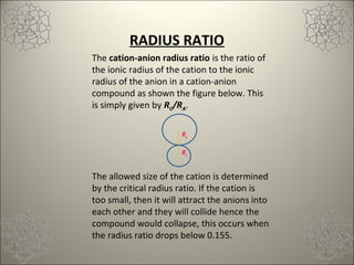 Bond length and measurements of radius | PPT