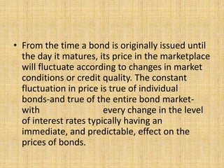 Bond market and derivative market (1) | PPTX