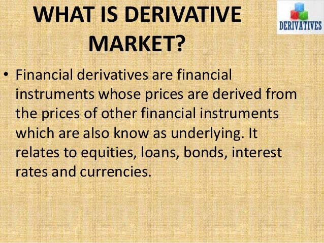 Bond market and derivative market (1)
