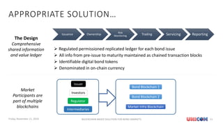 Blockchain Solution for the Global Bond Markets | PPTX