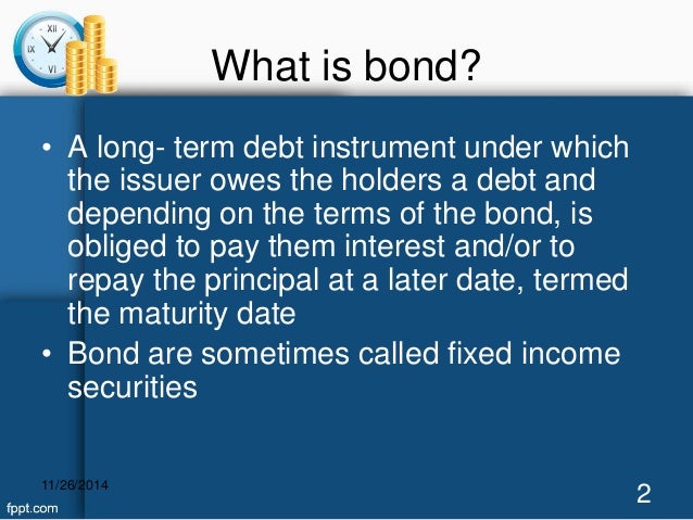 Bond presentation