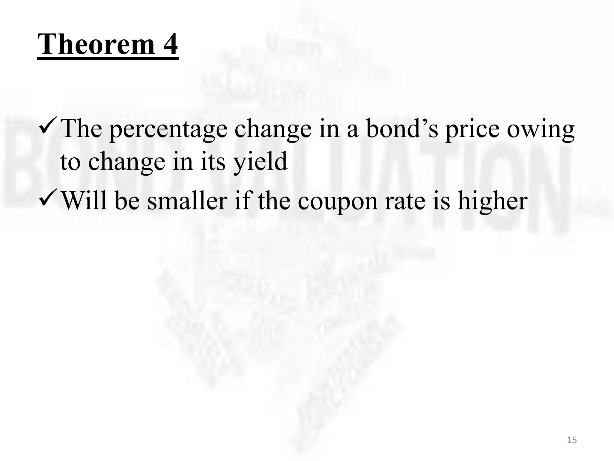 Bond Pricing Theorem Pptx