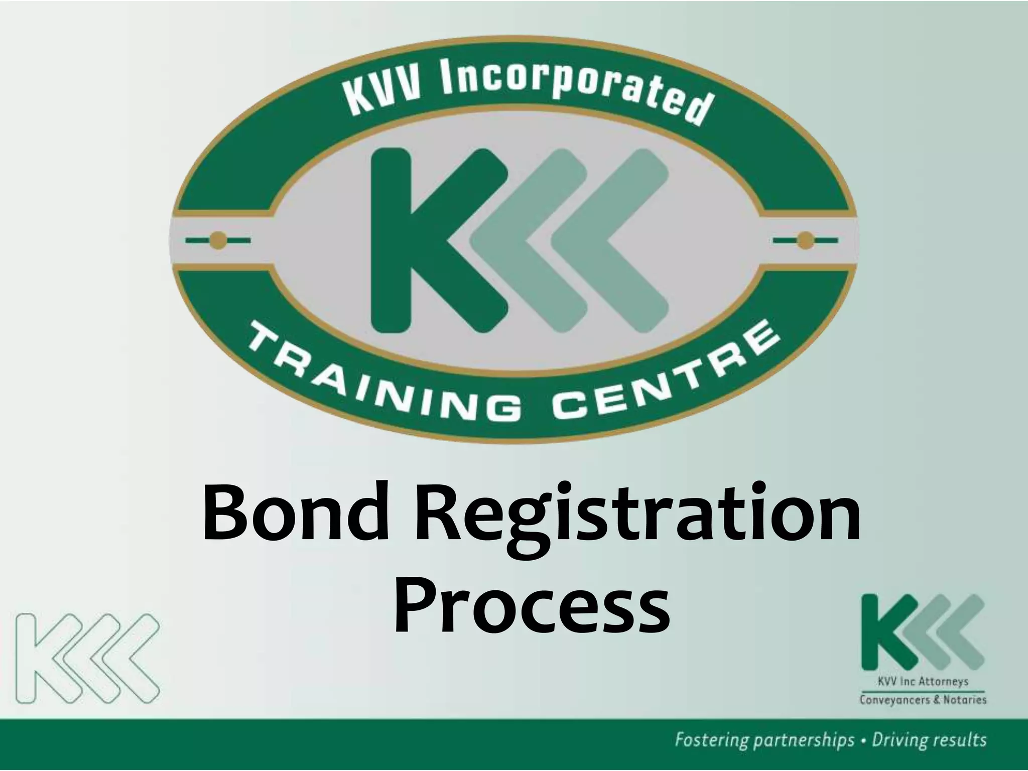 Bond registration process | PPT | Home Financing | Personal Debt