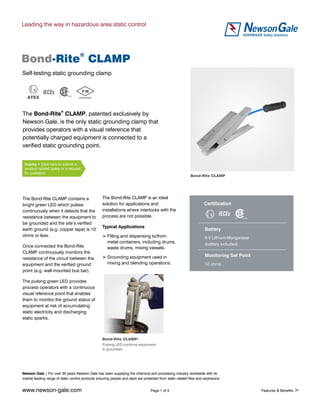 Newson Gale Bond Rite Clamp | PDF
