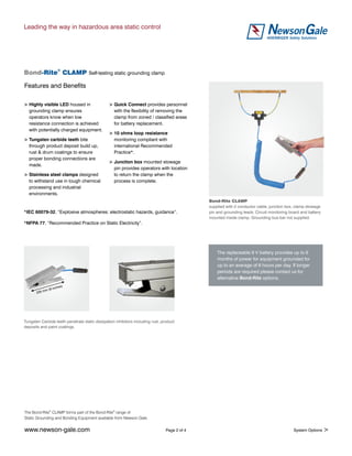 Newson Gale Bond Rite Clamp | PDF